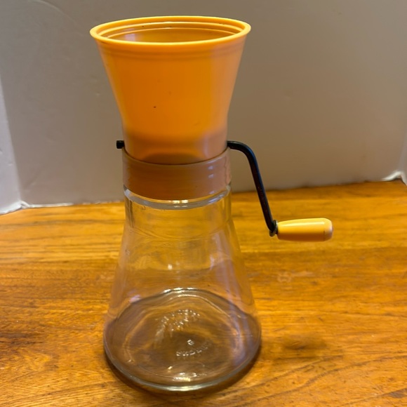 Androck | Kitchen | Vintage Mcm Androck 9344 Usa Made Orange Clear ...